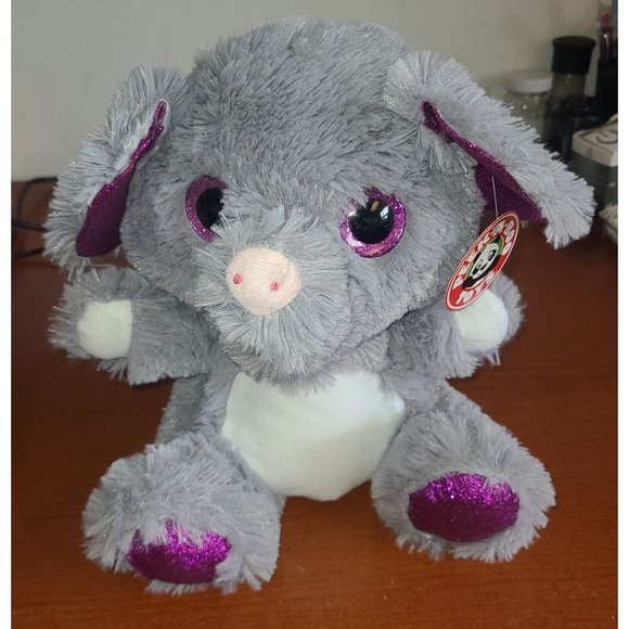 PEEK-A-BOO | Toys | Peekaboo Toys Plush Grey Elephant Toy Purple ...